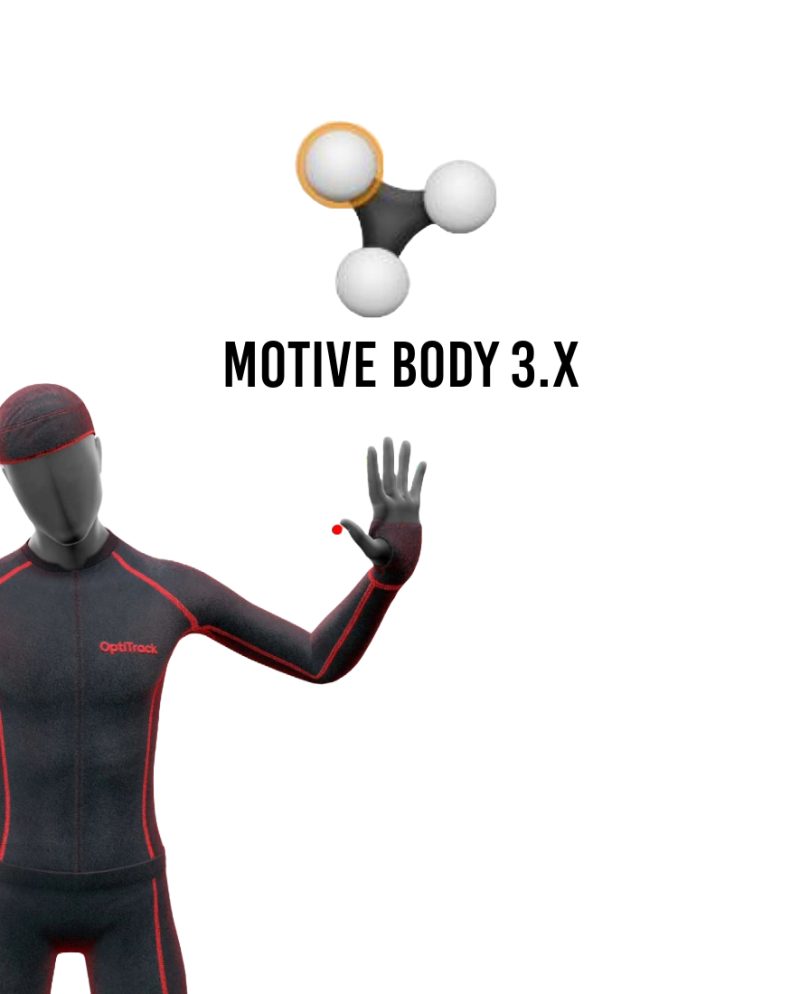 Optitrack MOTIVE BODY 3.X - Target3D MoCap Shop